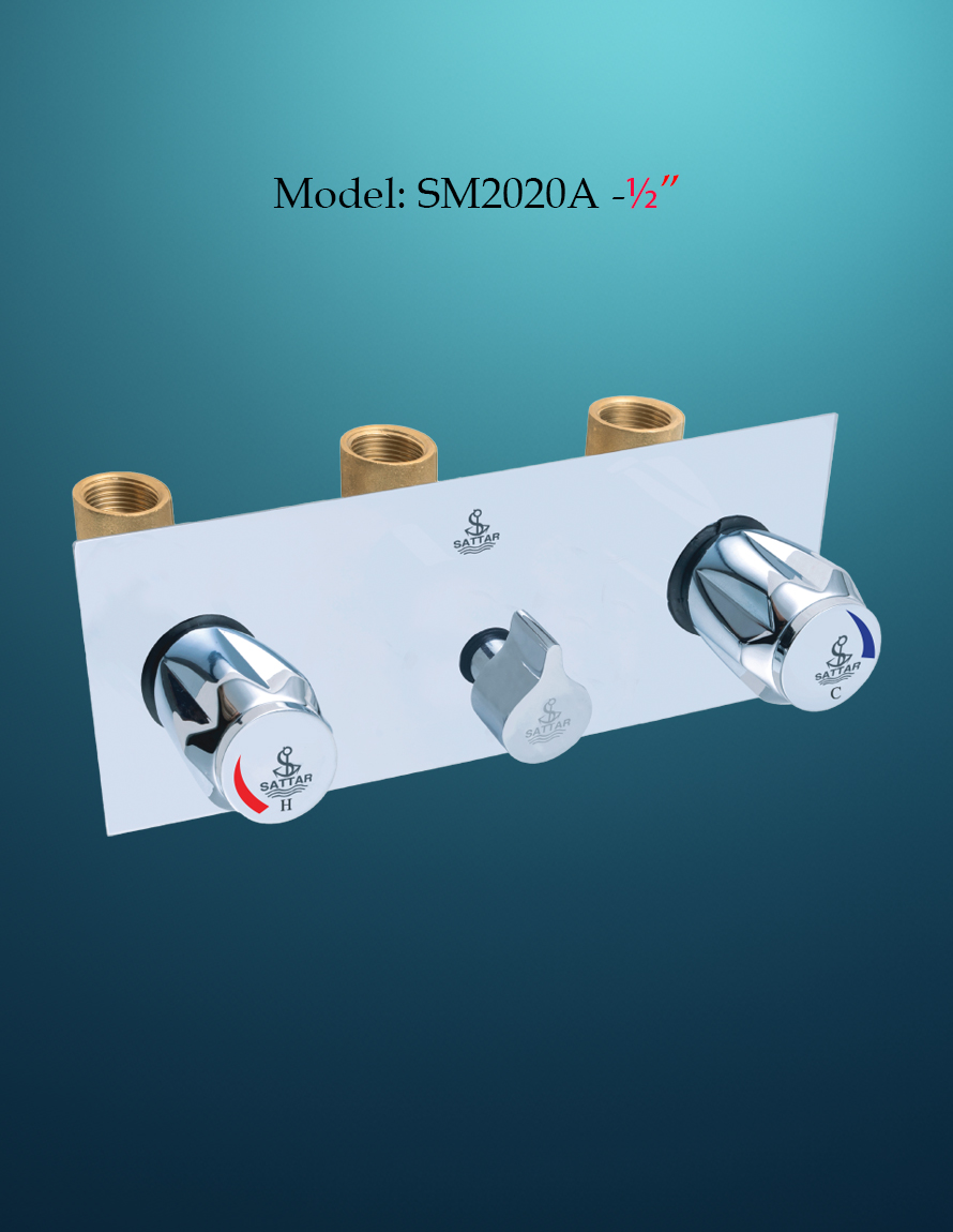 4 Way Shower Mixer Body 1/2" (Deluxe Series) | Standard Standard ...