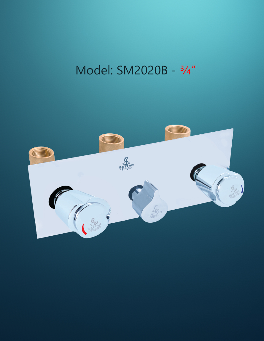 4 Way Shower Mixer Body 3/5" (Coaster Series) | Standard Spare Parts ...